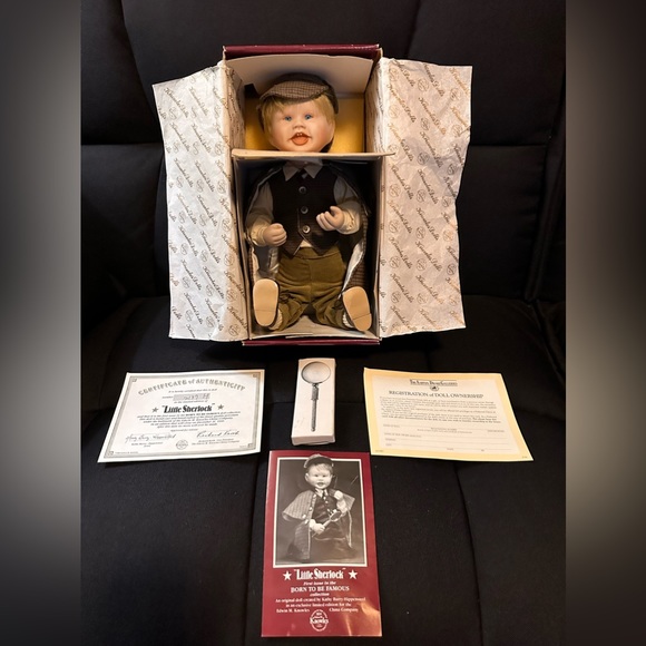Other | Vintage Born To Be Famous Sherlock Holmes Doll | Poshmark
